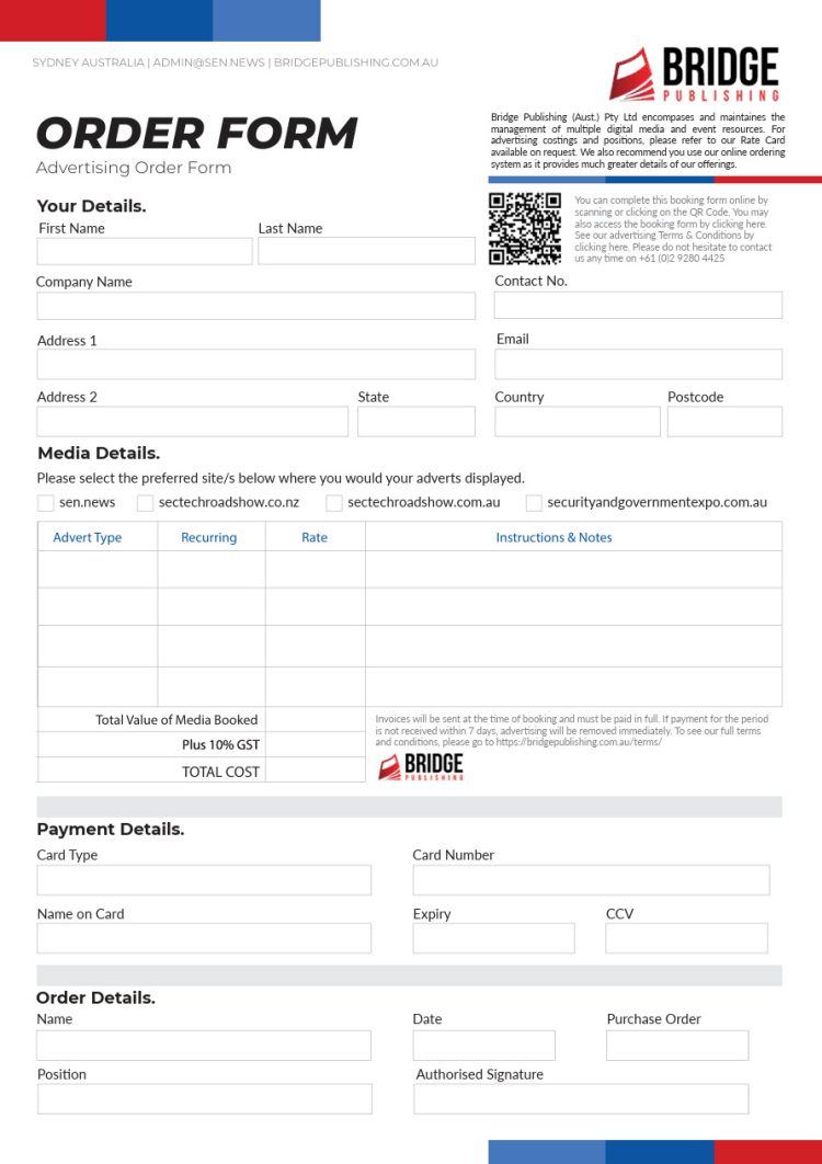 Order Form Printable - Bridge Publishing
